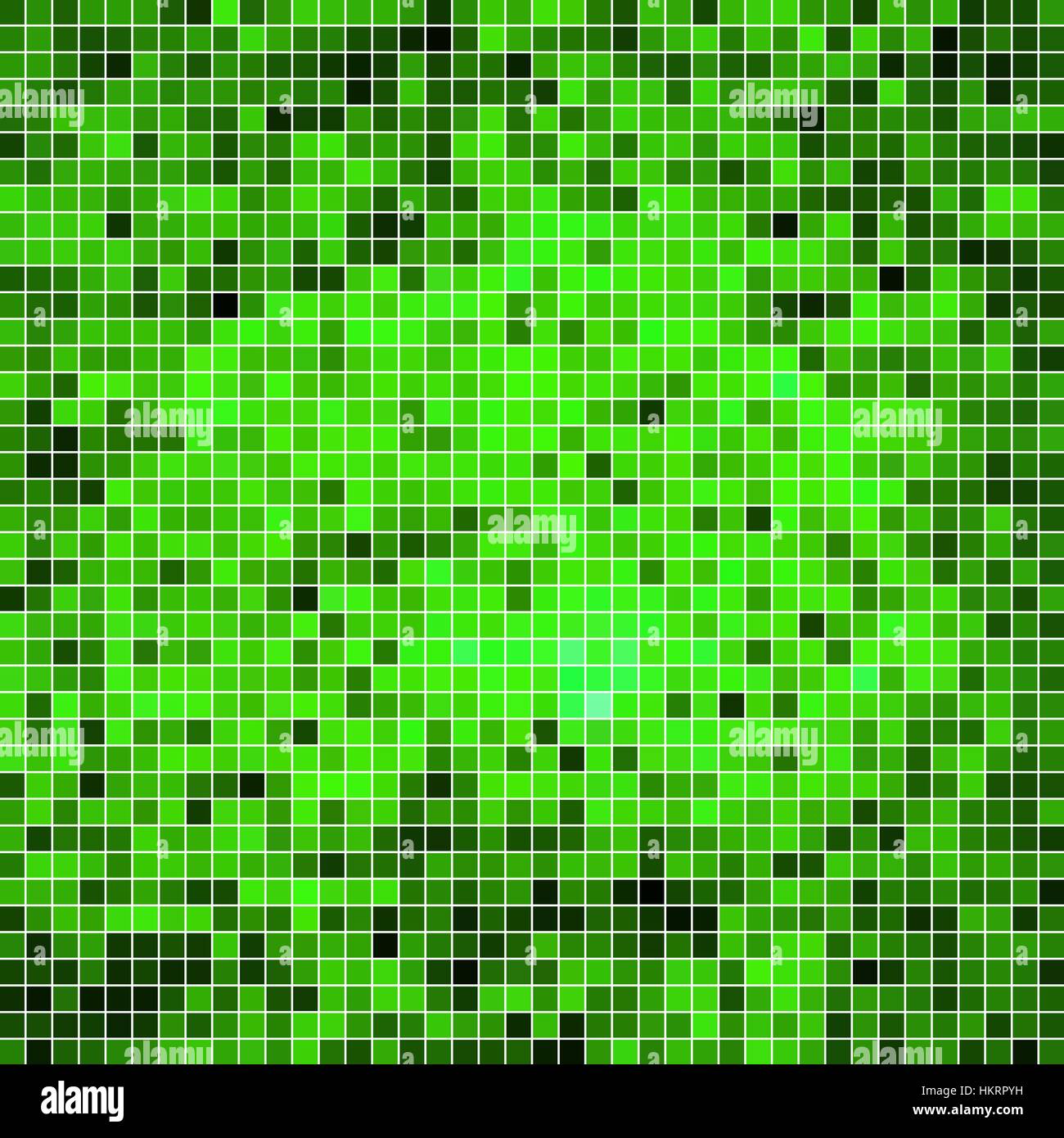 abstract vector square pixel mosaic background - green Stock Vector ...
