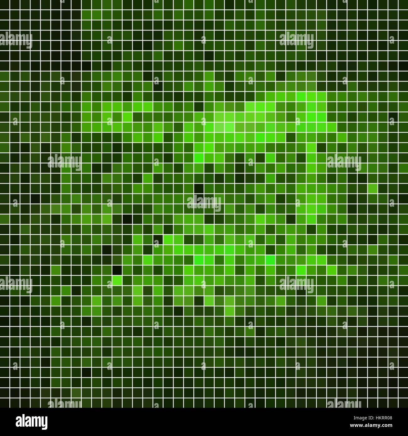 abstract vector square pixel mosaic background - green Stock Vector ...
