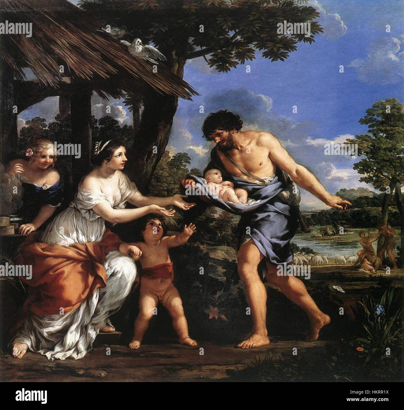 Romulus and remus painting hi-res stock photography and images - Alamy