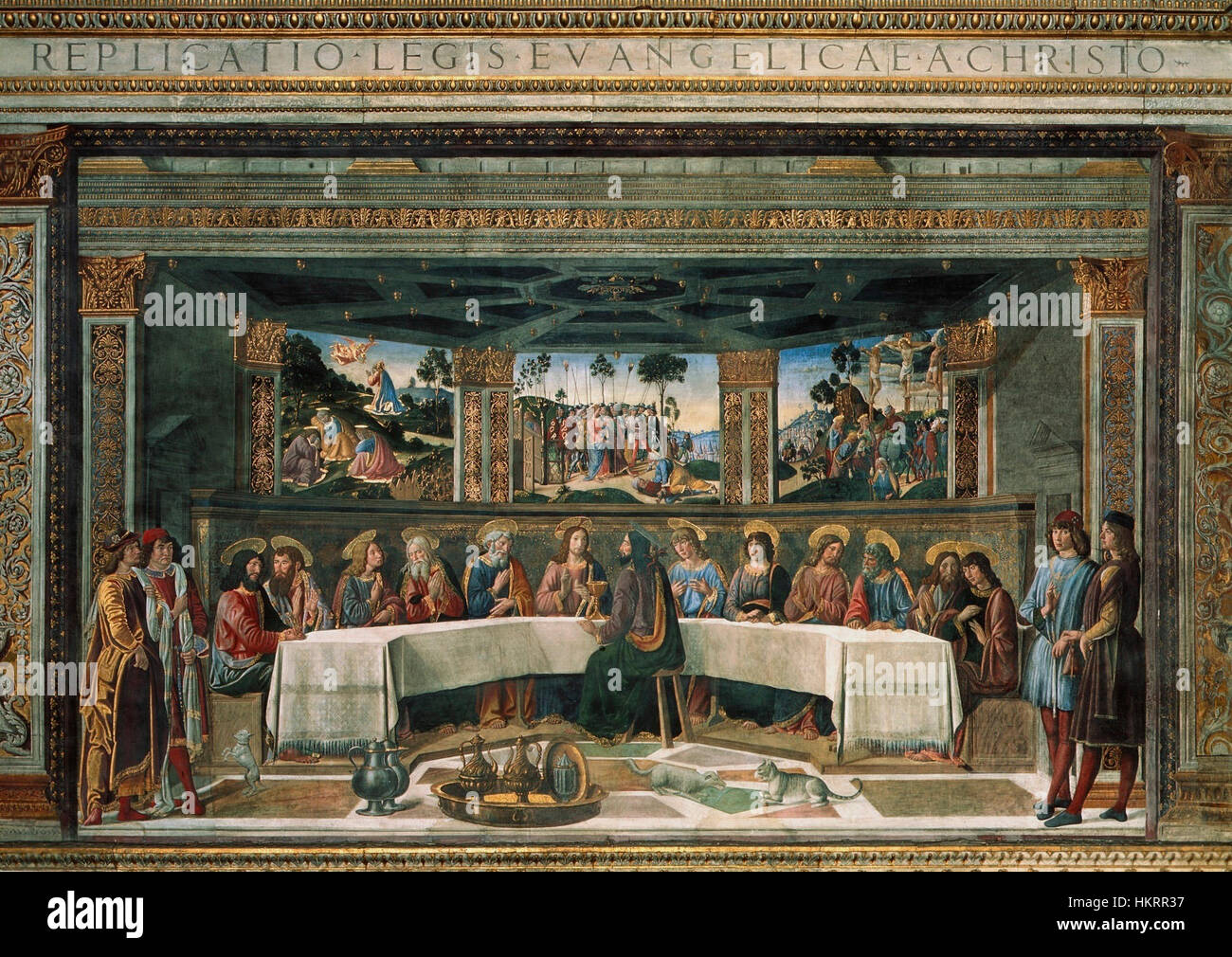 Cosimo Rosselli Ultima cena Stock Photo - Alamy