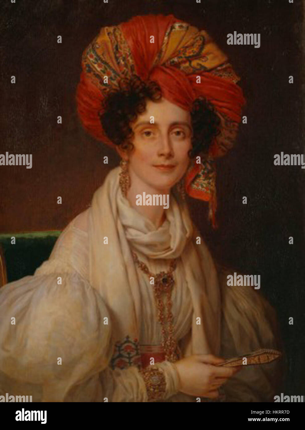 This 18th-century portrait of Countess de Lobau, also known as Countess ...