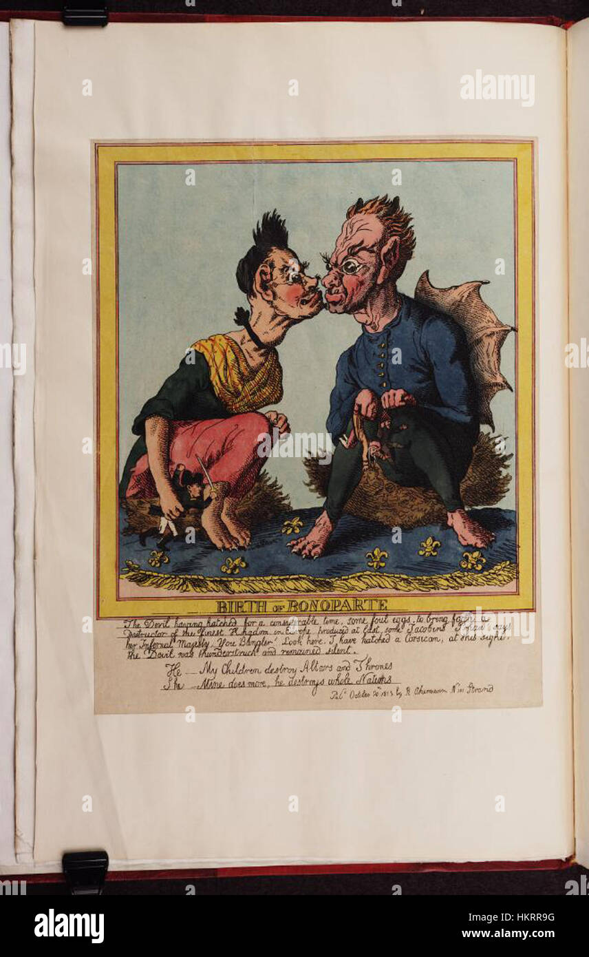 *Birth of Bonaparte* at the Bodleian Libraries is an illustration that ...