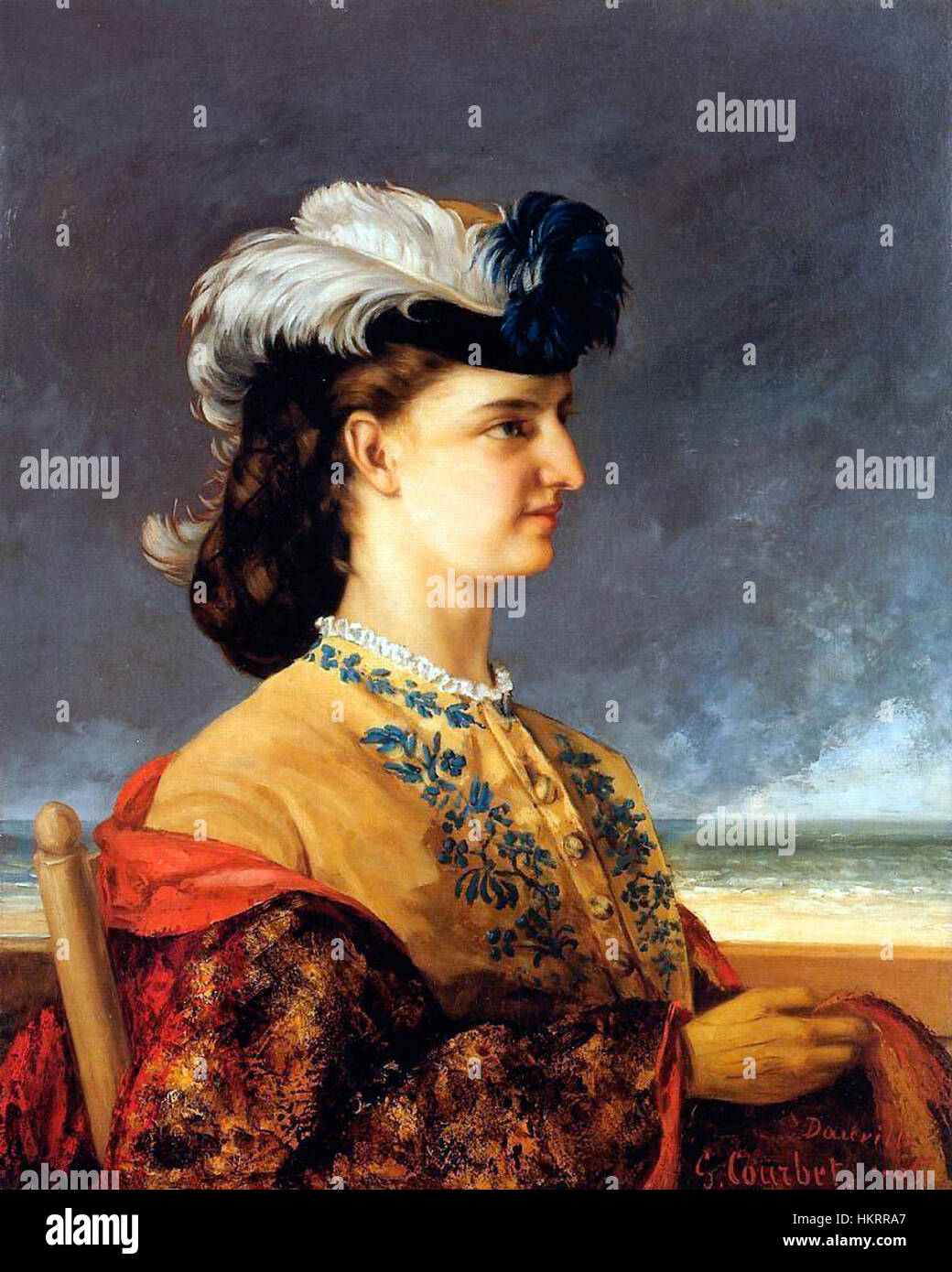 The painting, created by Gustave Courbet, exemplifies the artist's ...