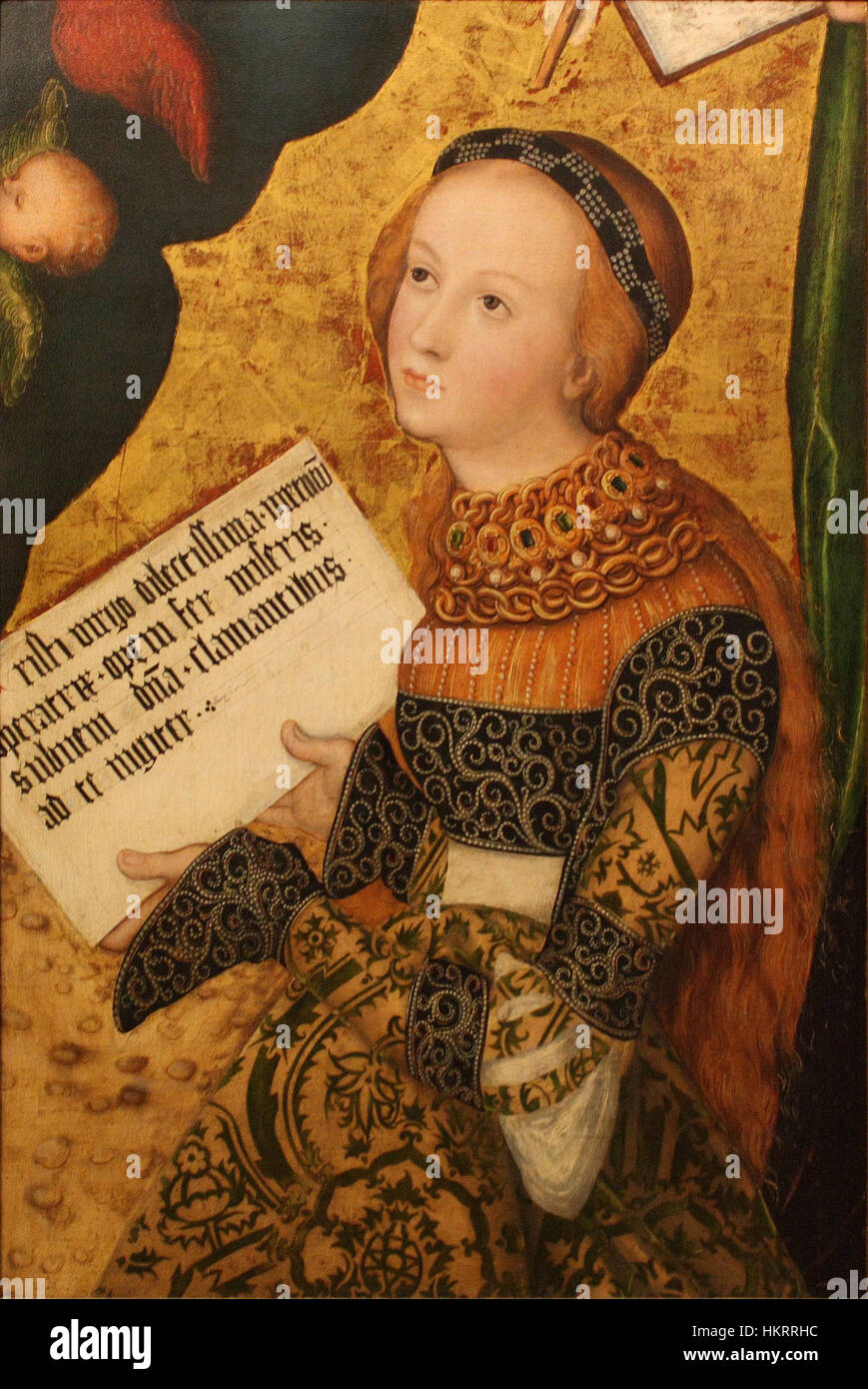 This portrait of Christina by Lucas Cranach the Elder captures the ...