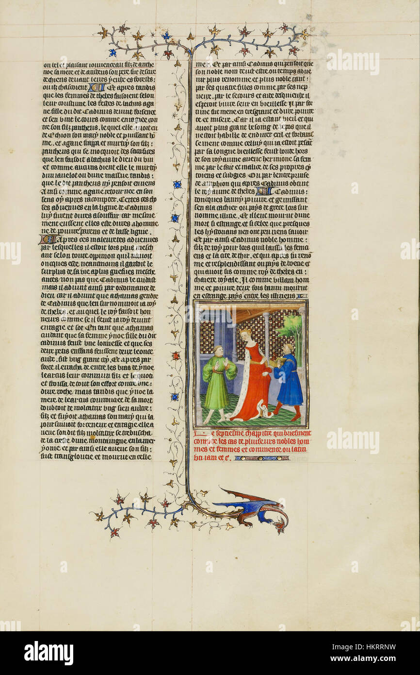 This painting depicts the mythological scene of Creusa receiving the ...