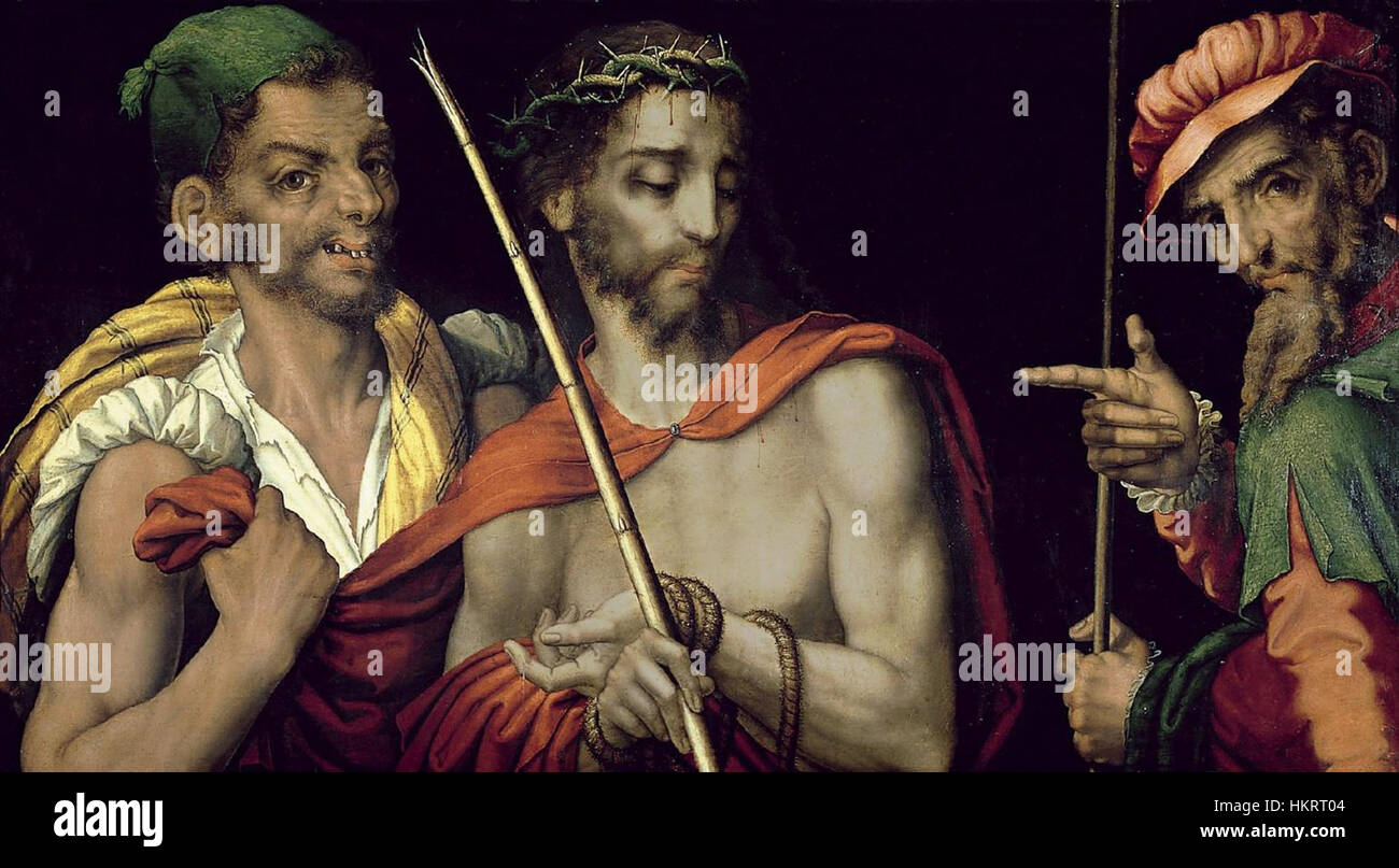'Cristo ante Pilatos' by Luis de Morales, housed at the Real Academia ...