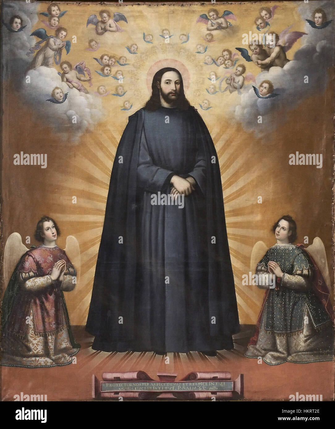 The artwork 'Cristo vestido de jesuita' portrays Christ dressed as a ...