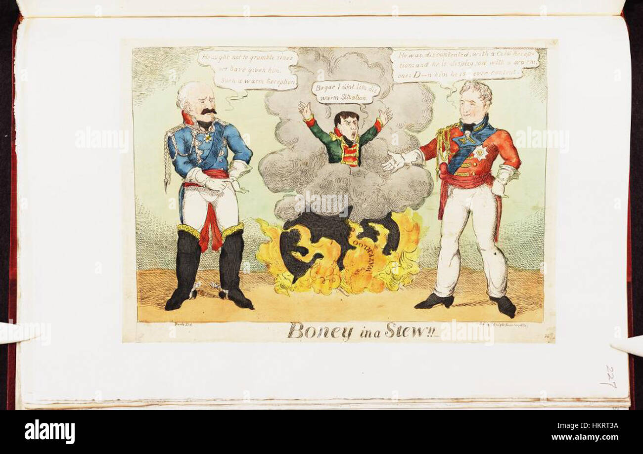 'Boney in a Stew' is a satirical print housed at the Bodleian Libraries ...