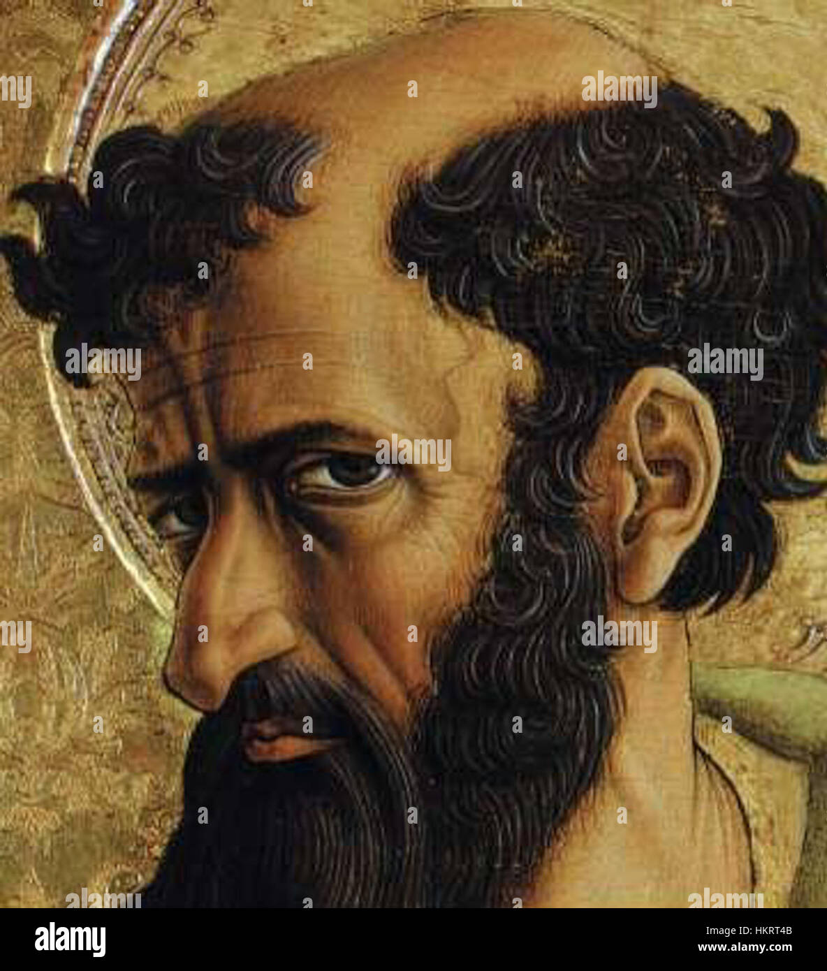 This detail from the 'Polittico di Ascoli' by Crivelli showcases ...