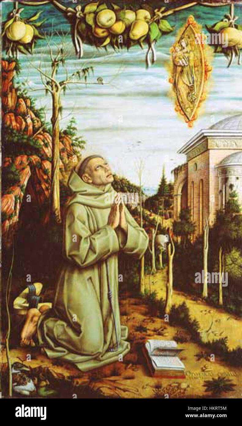 'Crivelli Ferretti' is a painting from the Renaissance period, likely ...