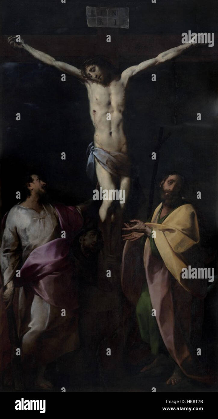 The 'Crocifisso con i Santi Giacomo, Filippo e Francesco' is a ...