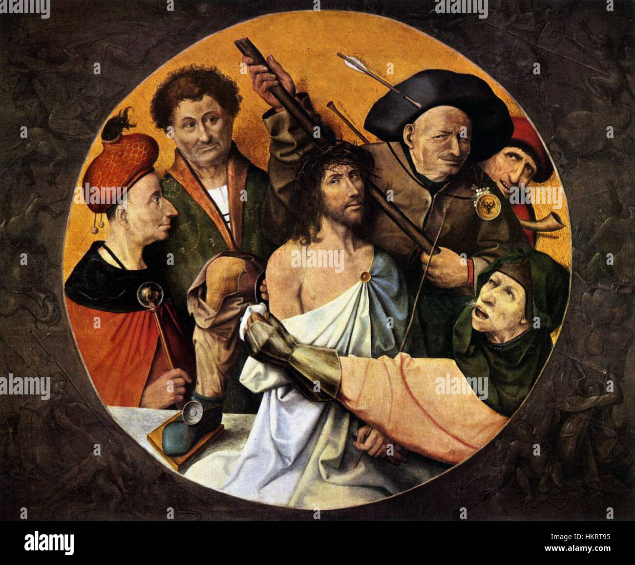 Hieronymus Bosch's 'Crowned with Thorns' depicts the painful and ...