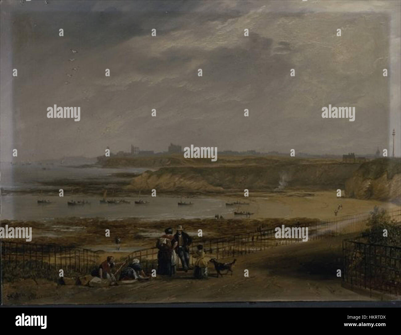 This painting by John Wilson Carmichael depicts the coastal scene of ...