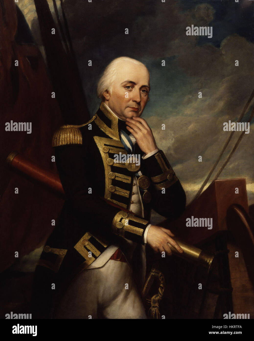 This portrait of Cuthbert Collingwood, painted by Henry Howard, depicts ...