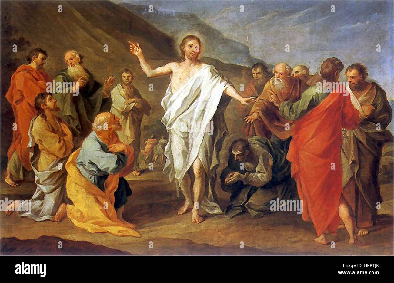 This 1758 painting titled 'Zmartwychwstanie' by Szymon Czechowicz ...