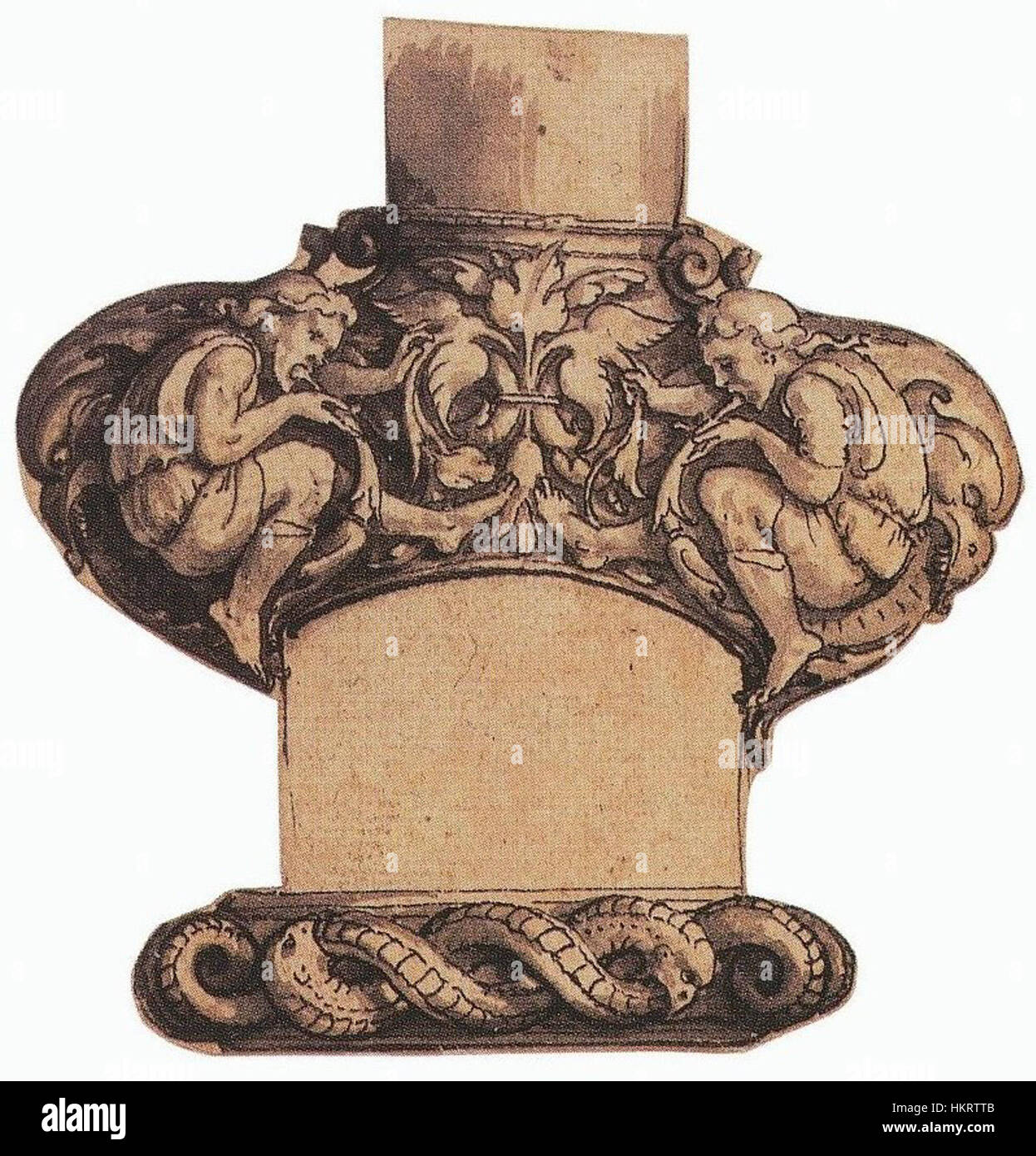 The dagger guard design by Hans Holbein the Younger showcases his ...