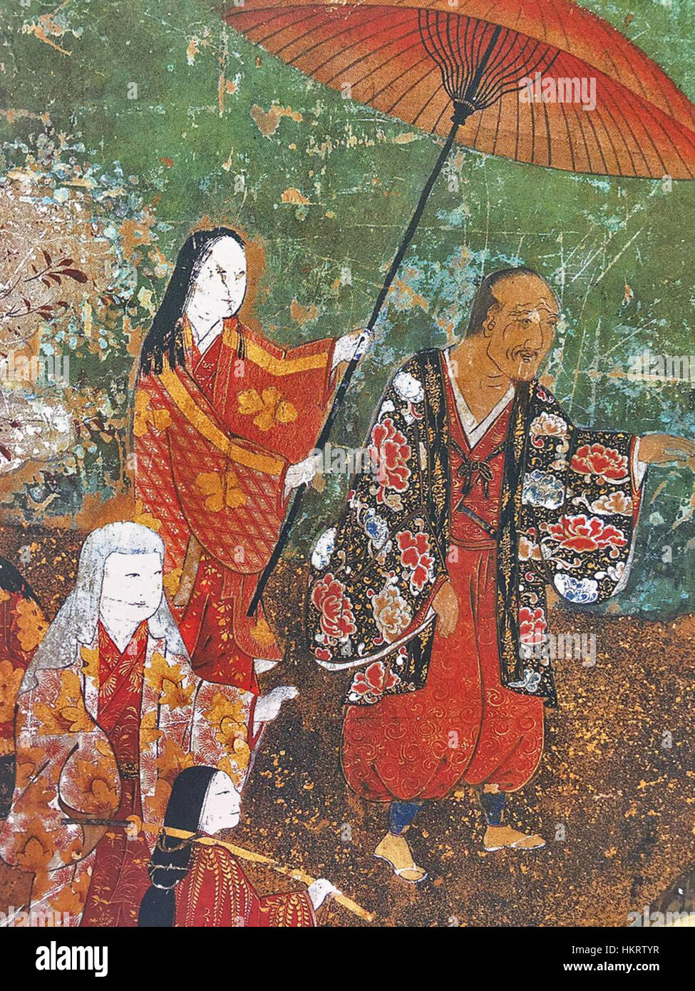 'Daigo no Hanami' is a classical Japanese painting depicting the ...