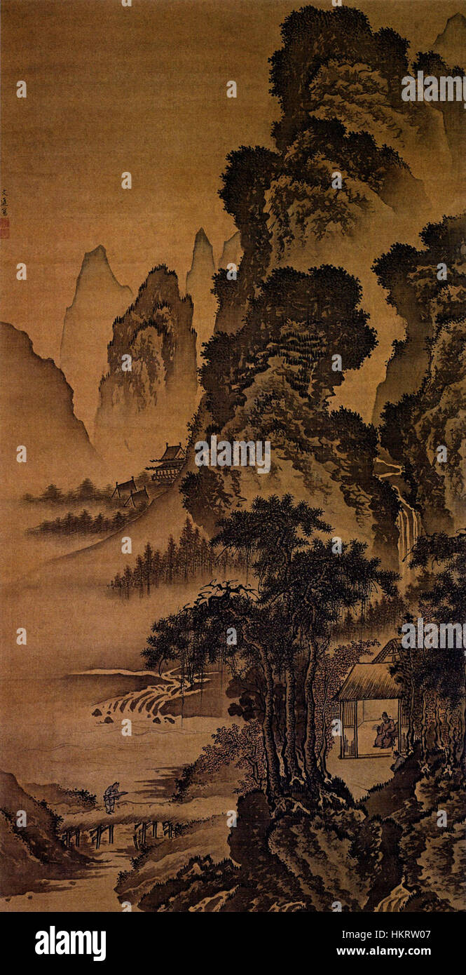 Dai Jin-Deep House of Poetry Stock Photo - Alamy