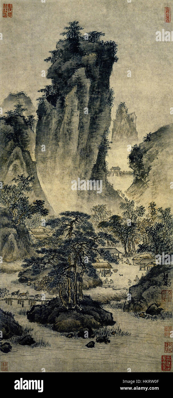 Dai Jin’s 'Traveling Through Gates and Mountains' is a traditional ...