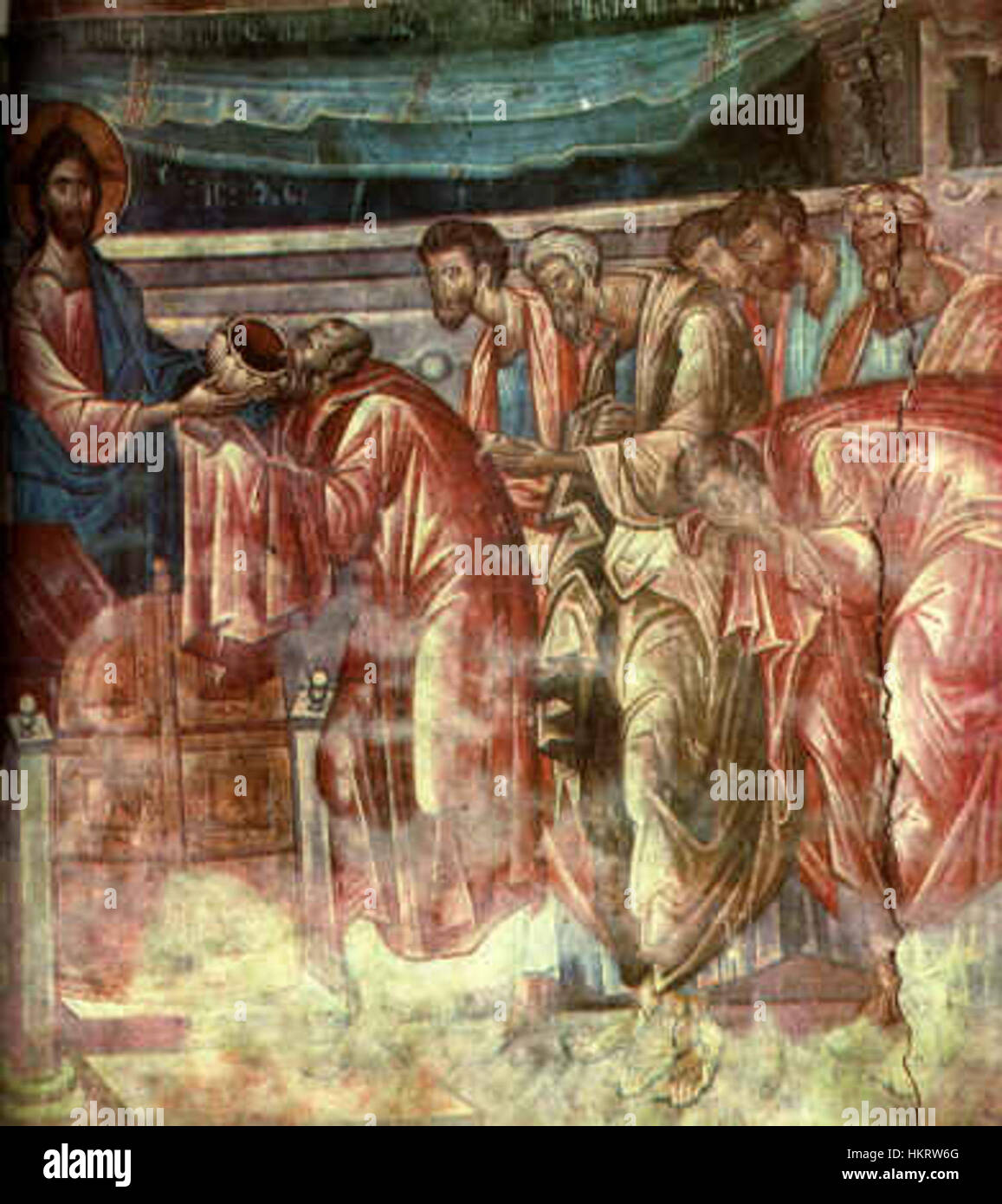 This painting, 'The Eucharist,' explores the religious and cultural ...
