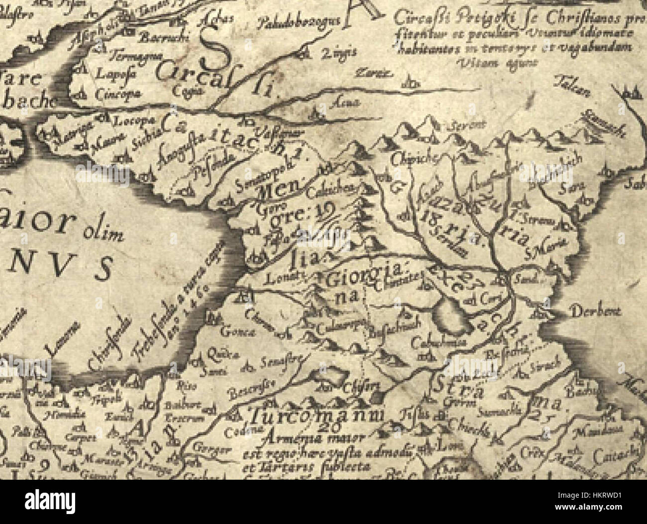 'Asiae nova descriptio' by Daniel Keller, printed in Antwerp in 1590 ...
