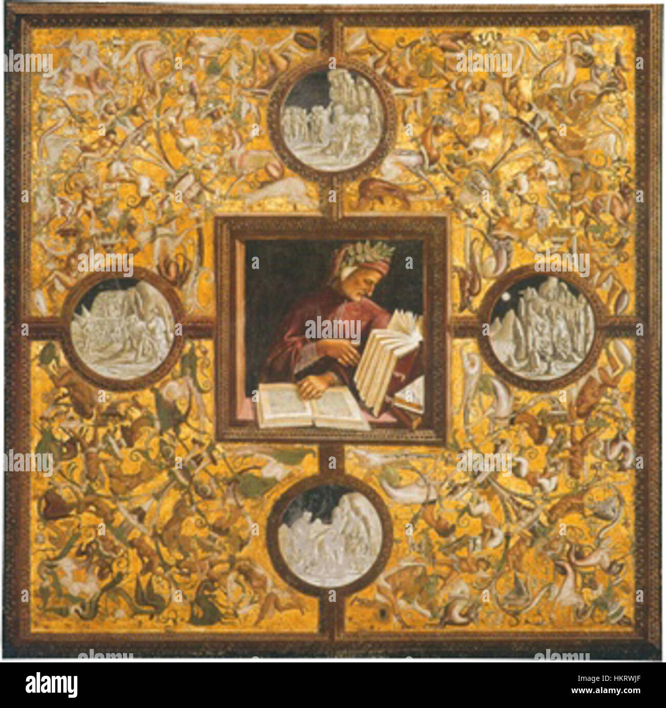 The artwork 'Dante 3 Luca' features a dramatic portrayal of Dante ...