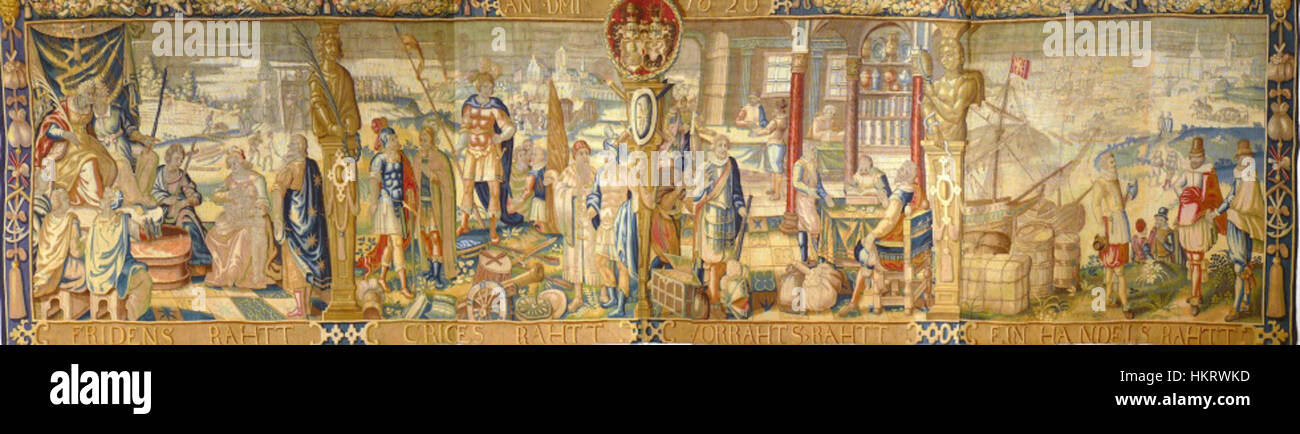 The 'Danziger Tapisserie,' created in 1620, is a historical tapestry ...