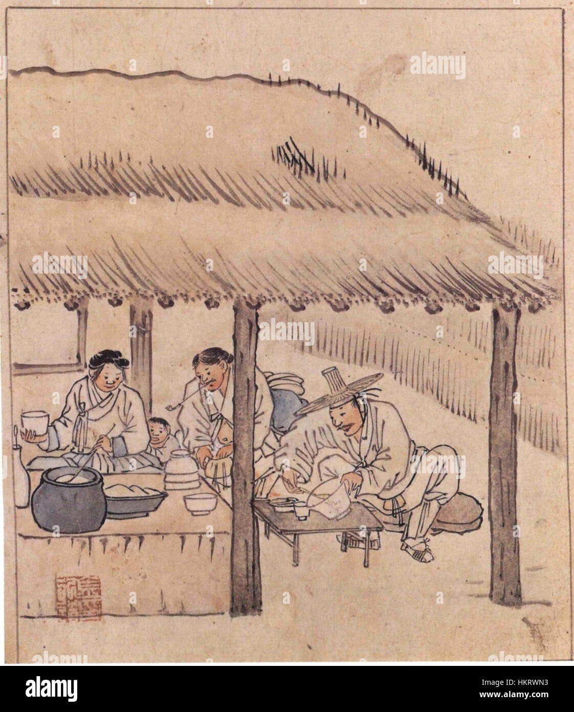 Danwon painting hi-res stock photography and images - Alamy