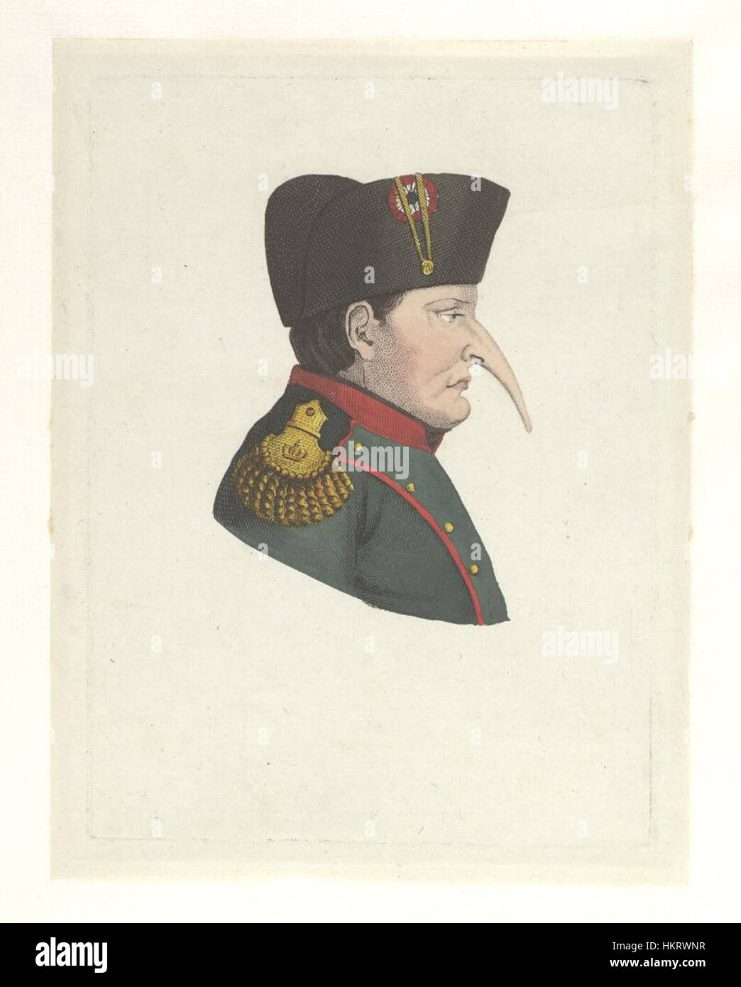 This satirical caricature of Napoleon Bonaparte, held in the Bodleian ...