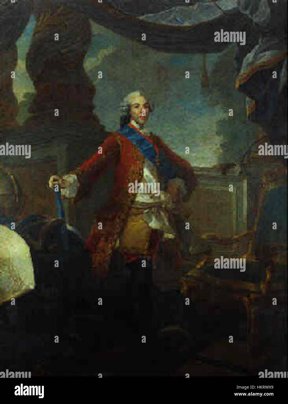 The painting titled 'Dauphin' by Fredou portrays the heir to the French ...