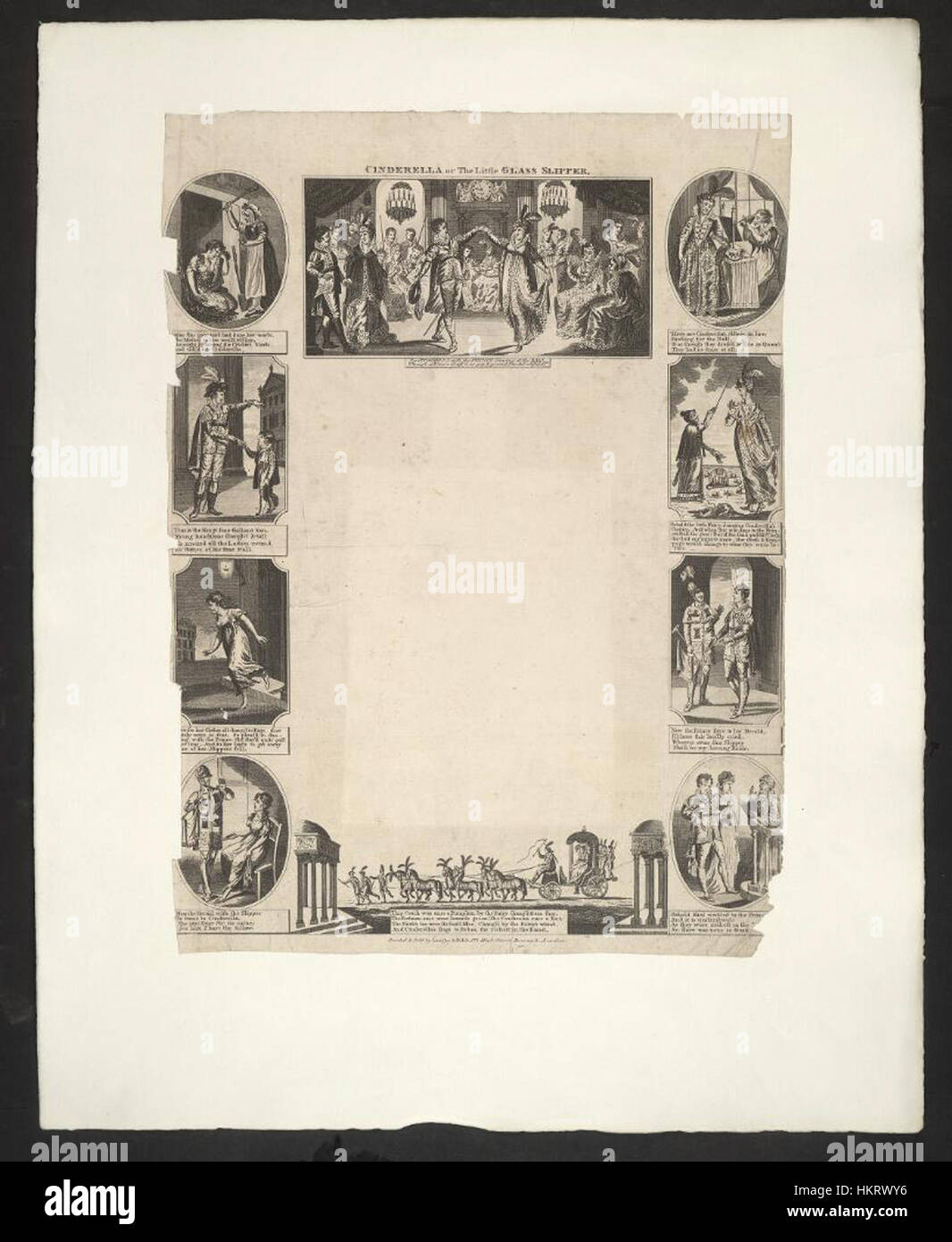 The illustration of *Cinderella or The Little Glass Slipper* from the ...