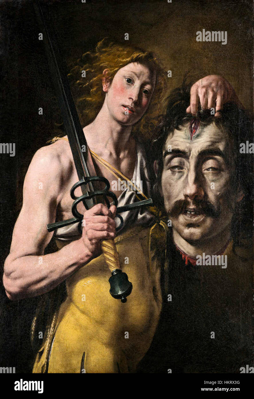 'David con la testa di Golia' by Tanzio da Varallo depicts the biblical ...