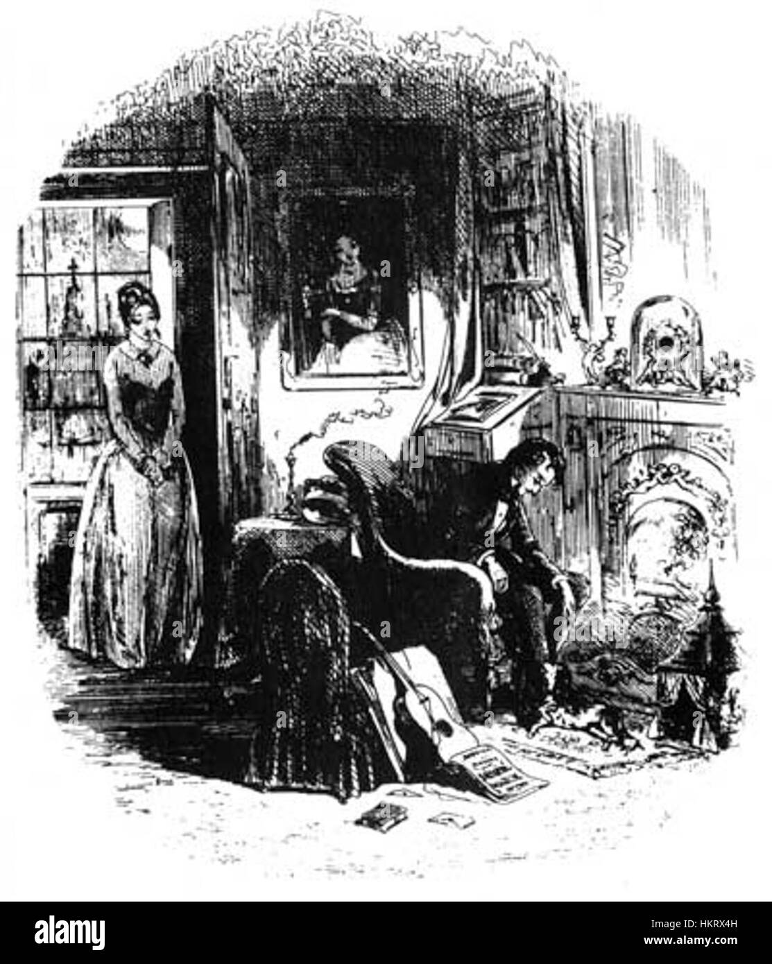 In this scene from Charles Dickens' 'David Copperfield', the character ...