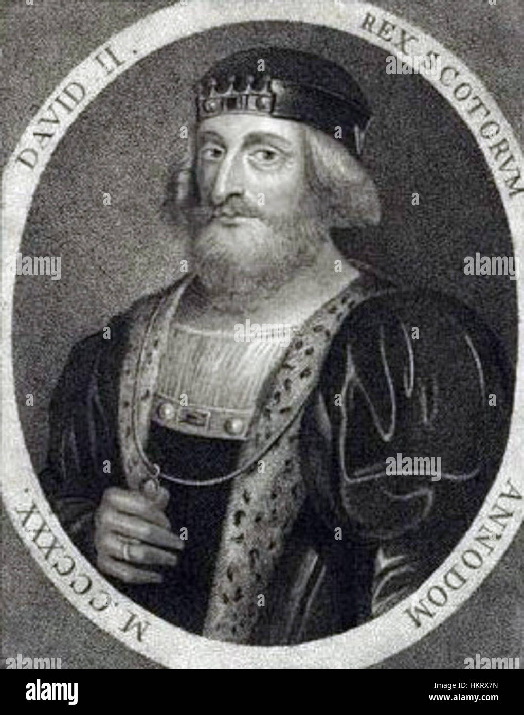 This portrait of David II of Scotland, painted by Sylvester Harding in ...