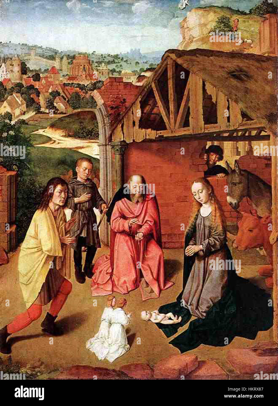 'David Nativity' (1490) is a Renaissance painting that depicts the ...