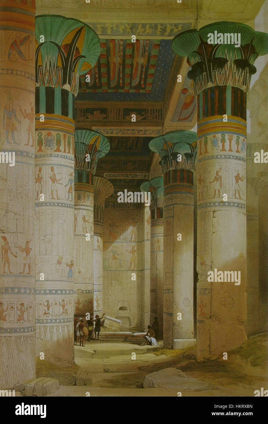 David Roberts’ painting of the *Isis Temple at Philae* captures the ...