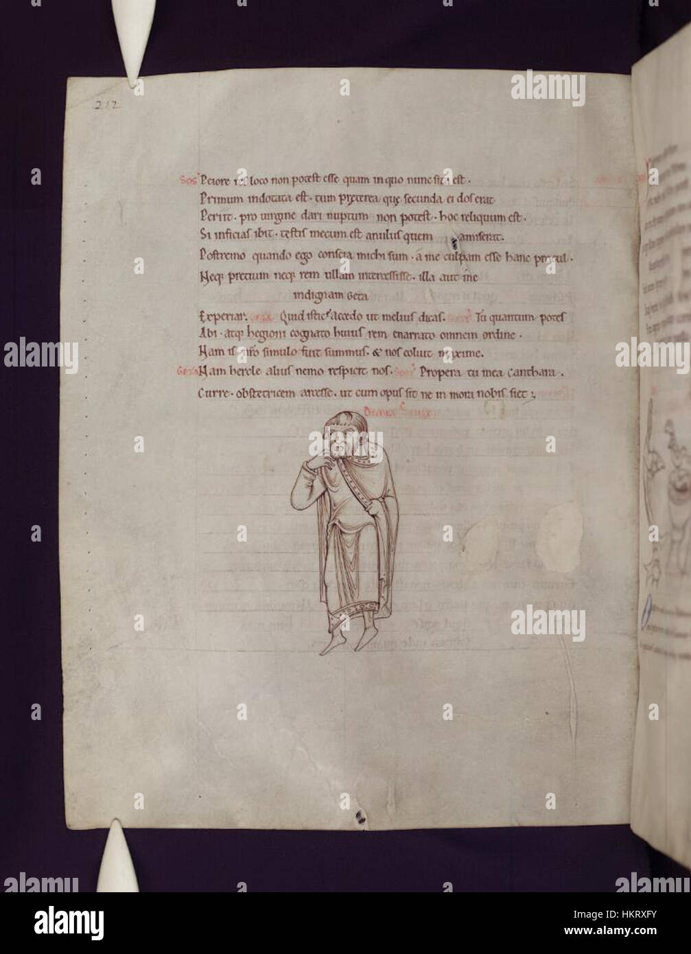 The Comedies of Terence 106v from the Bodleian Libraries is a ...