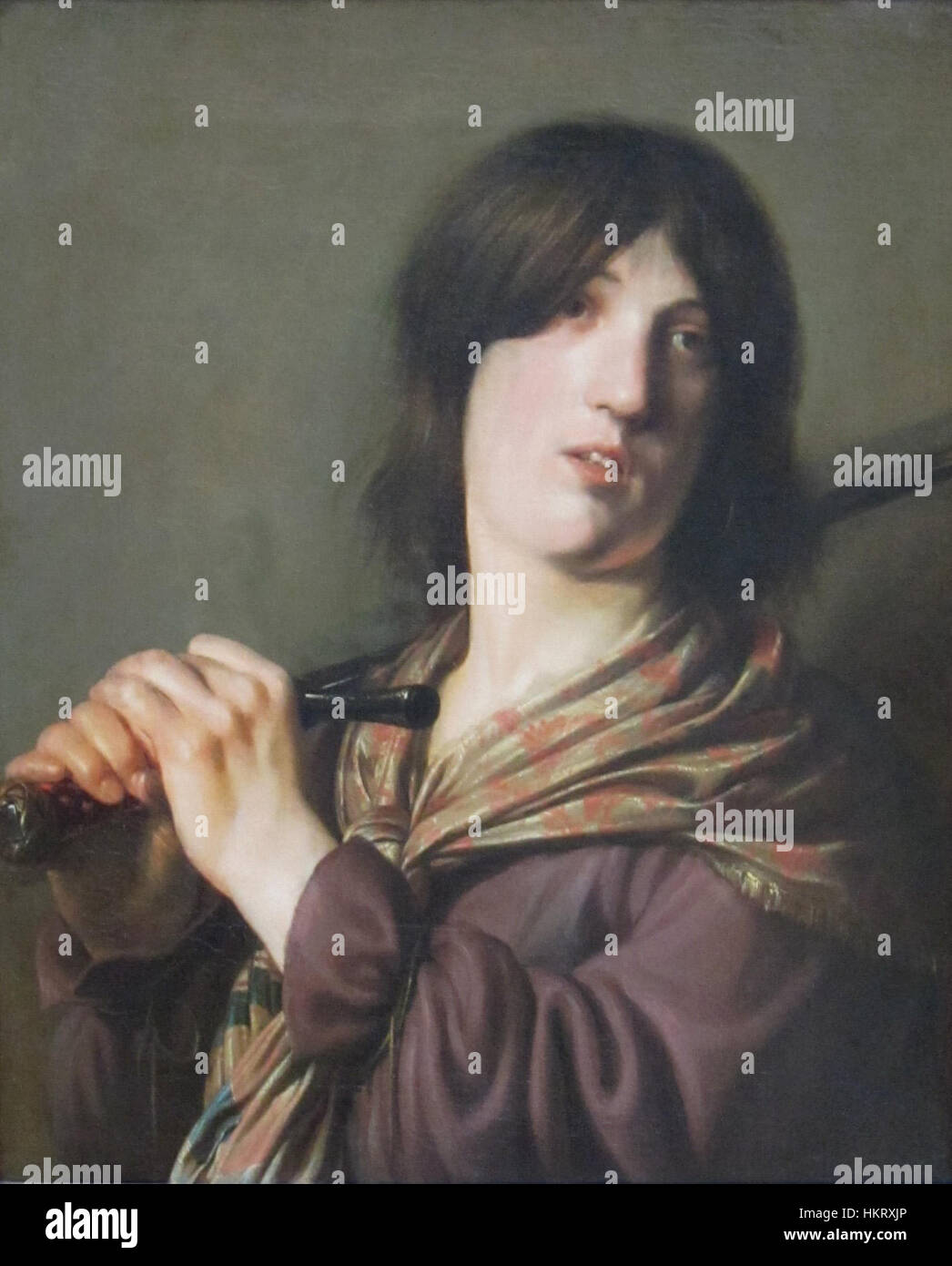 Salomon de Bray's painting 'David with His Sword' depicts the biblical ...