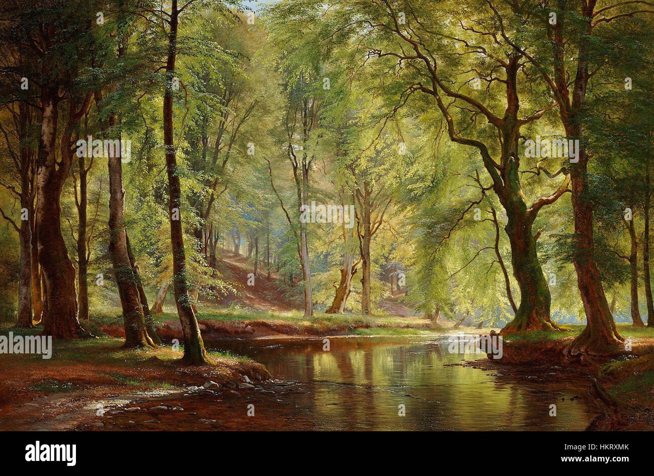 *Day in June* by Carl Frederik Aagaard captures a tranquil scene with ...