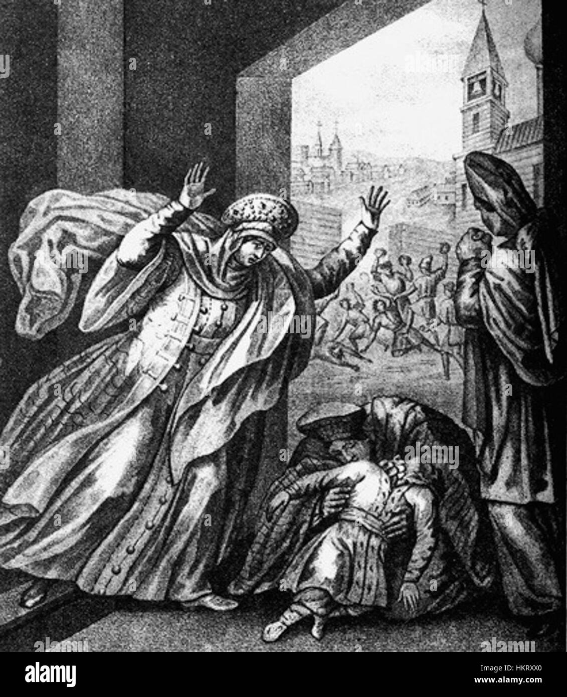 'Death of Tsarevich Dmitry' by Boris Chorikov portrays the tragic death ...