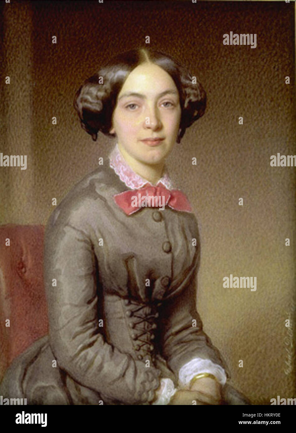 *Decker's* *Lady-in-Grey* painting is a classic portrayal of fashion ...
