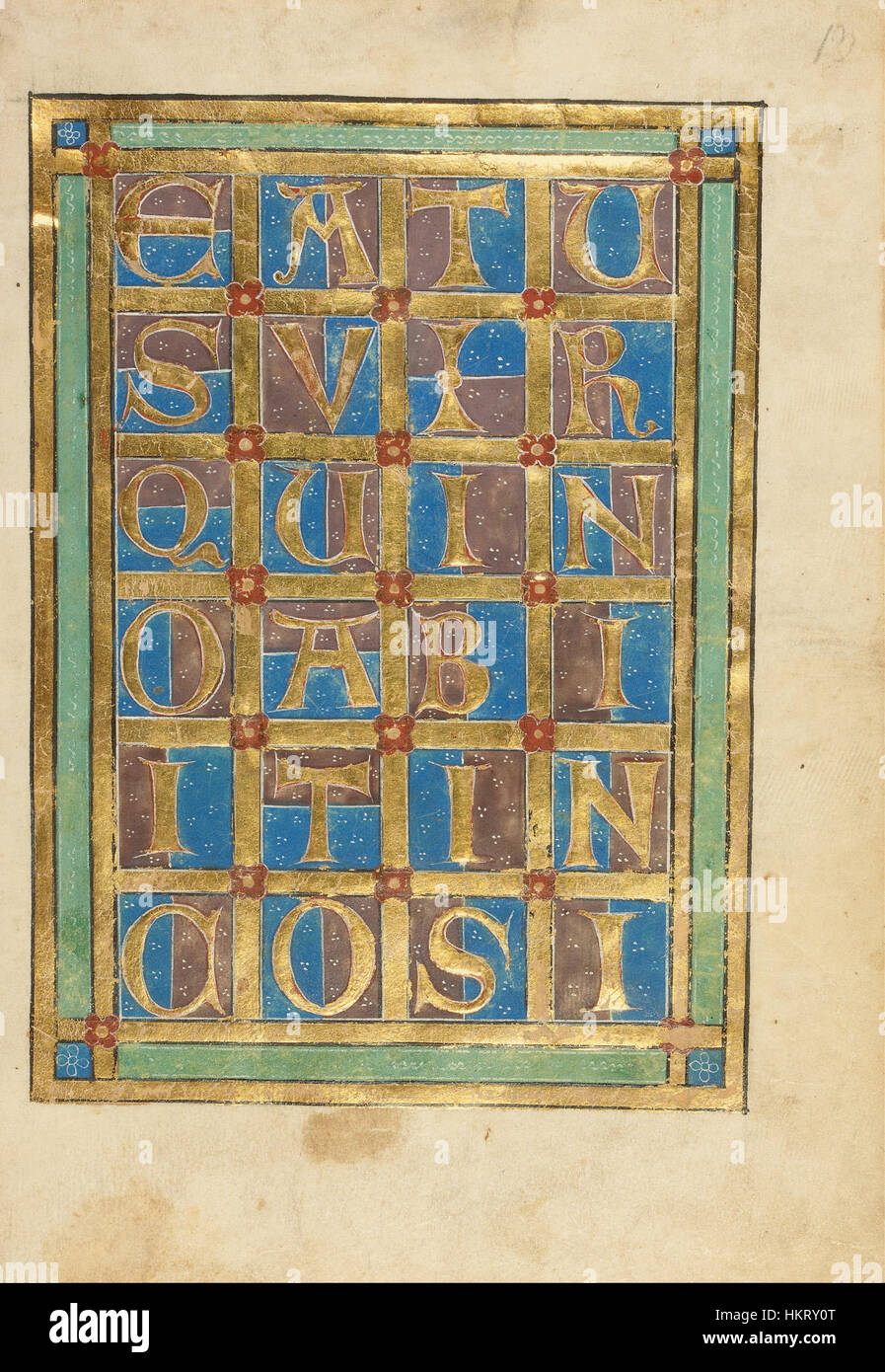 This decorated incipit page, from a manuscript in the Google Art ...