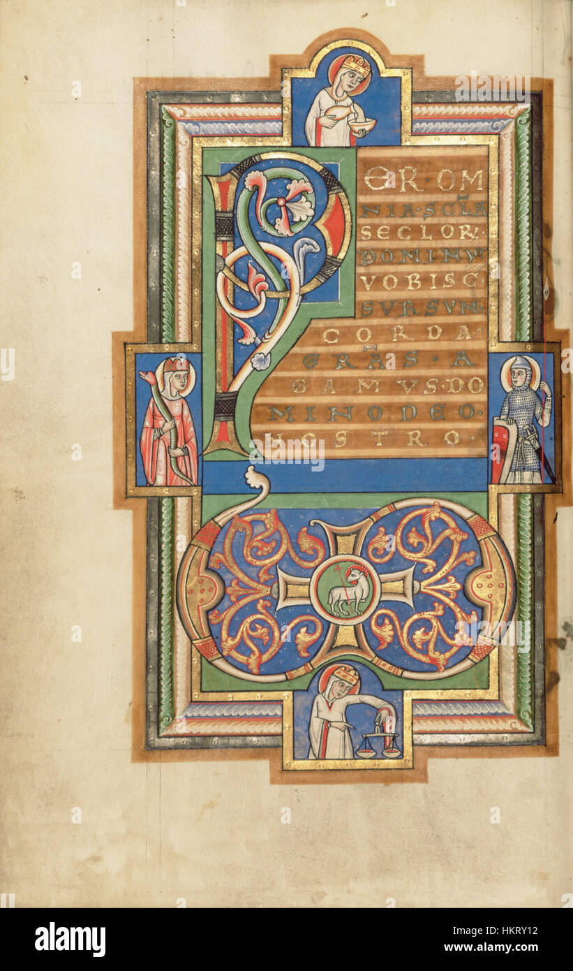 The 'Decorated Incipit Page with a VD Monogram' is a beautiful example ...