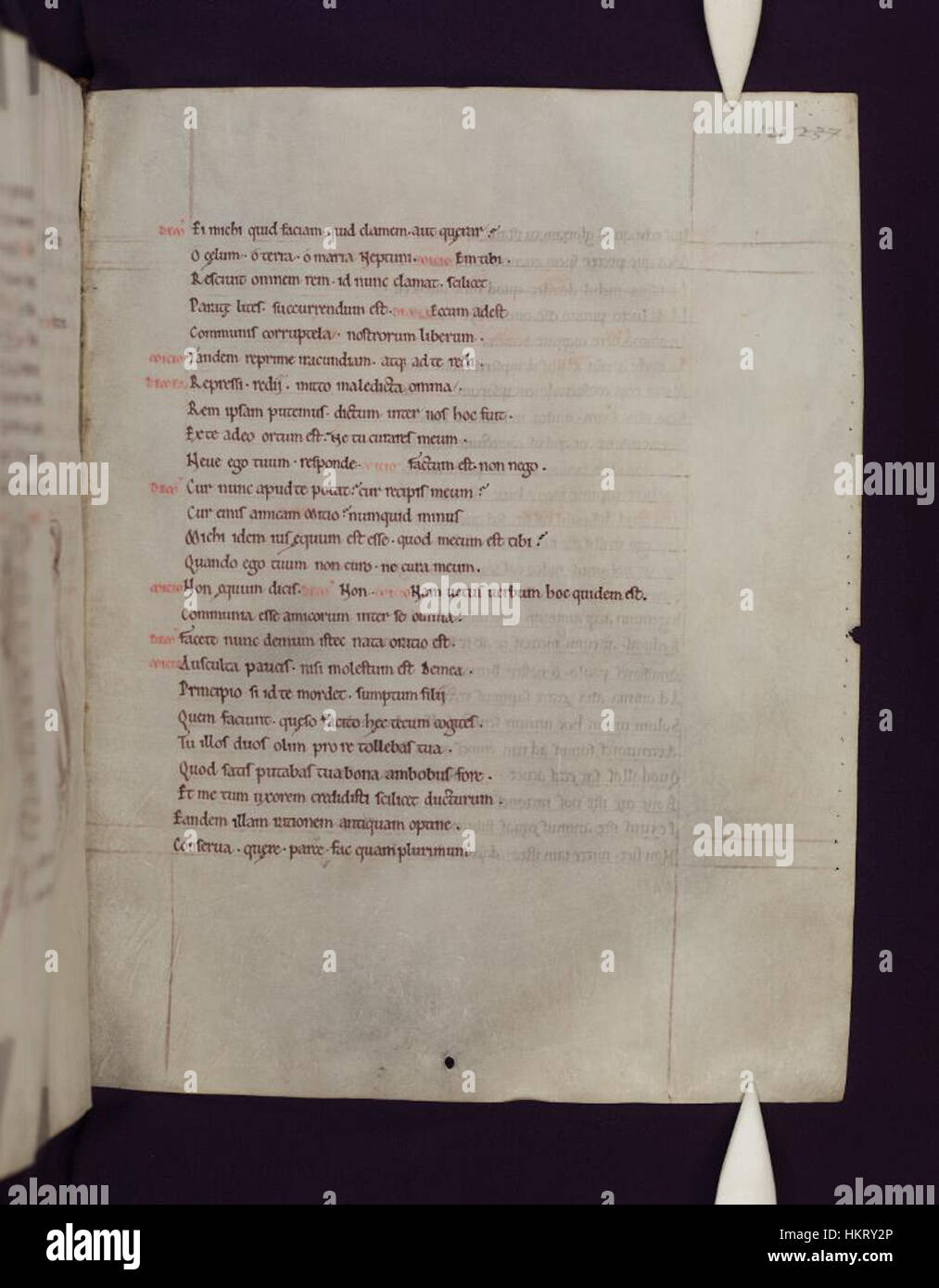 The 'Comedies of Terence' manuscript, housed in the Bodleian Libraries ...