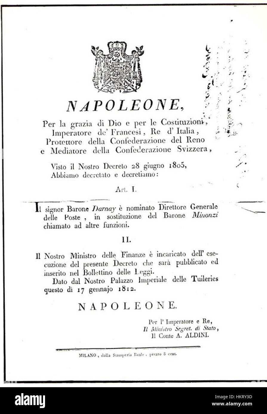 This painting illustrates the Napoleonic Decree, an important ...