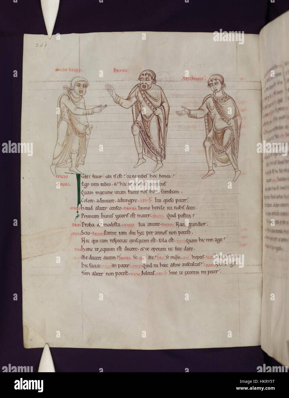 The 'Comedies of Terence' manuscript held at the Bodleian Libraries ...