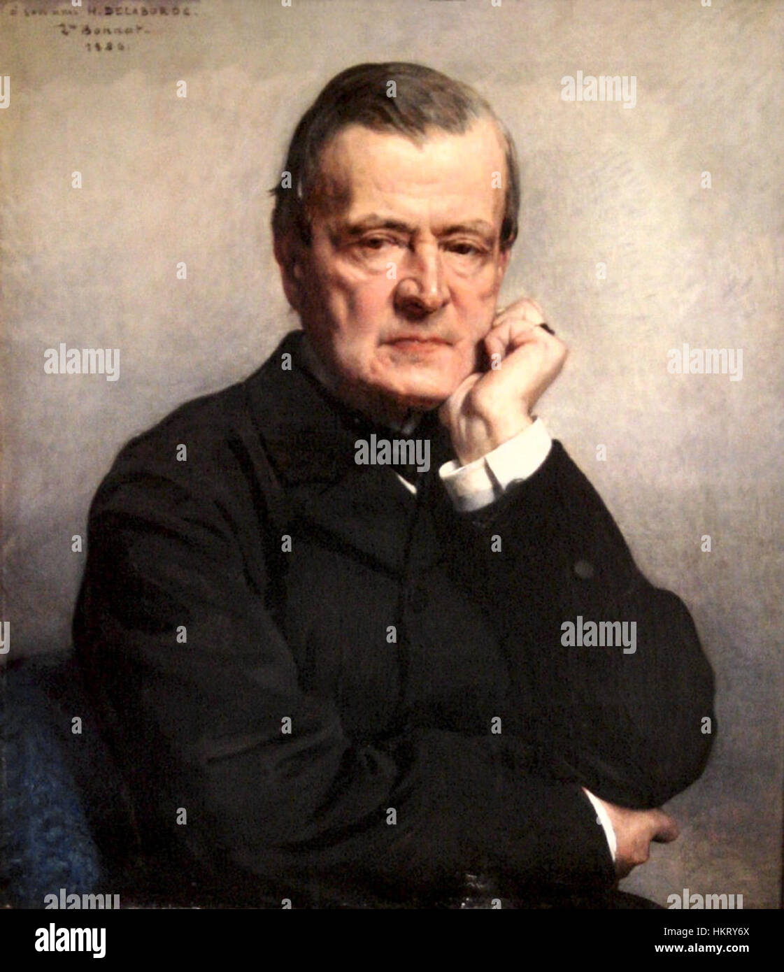 This 1886 portrait by artist Léon Bonnat, of the French painter and art ...