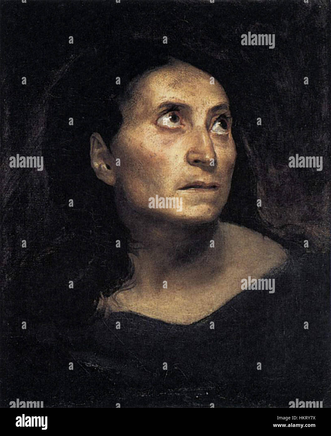 This painting by Eugène Delacroix focuses on a detailed portrayal of a ...