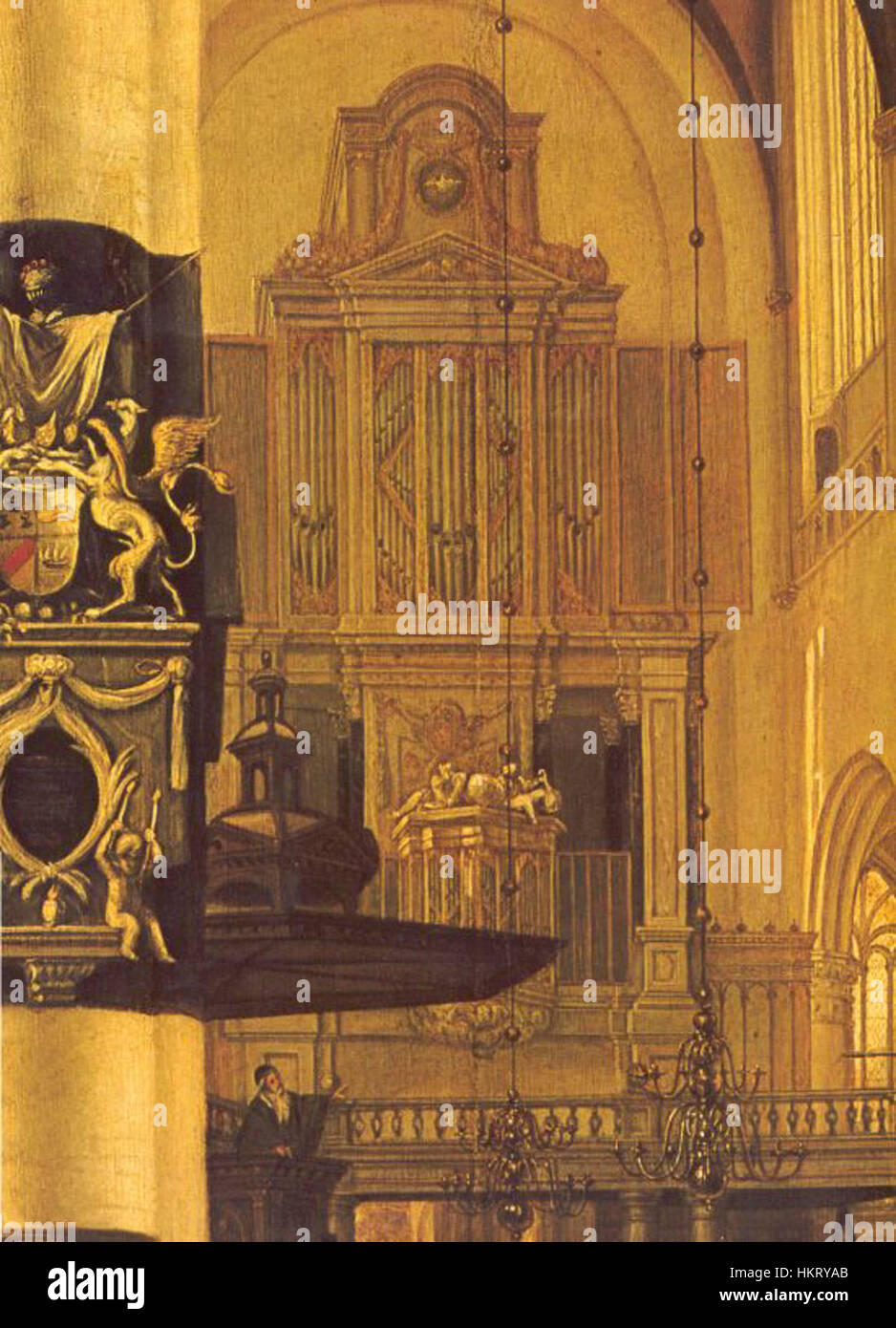 The organ of the Nieuwe Kerk in Delft is a key historical and ...