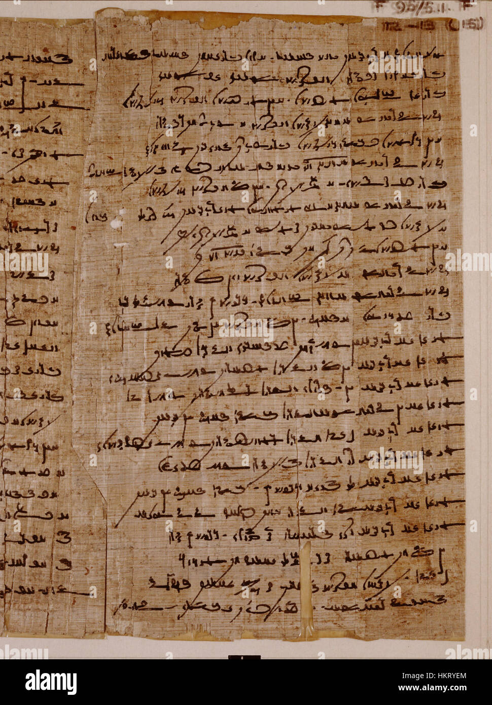 This Demotic papyrus, featuring wisdom literature, is an ancient ...